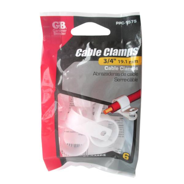 Gardner Bender 3/4" Plastic Cable Clamps - PPC-1575 | Blain's Farm & Fleet