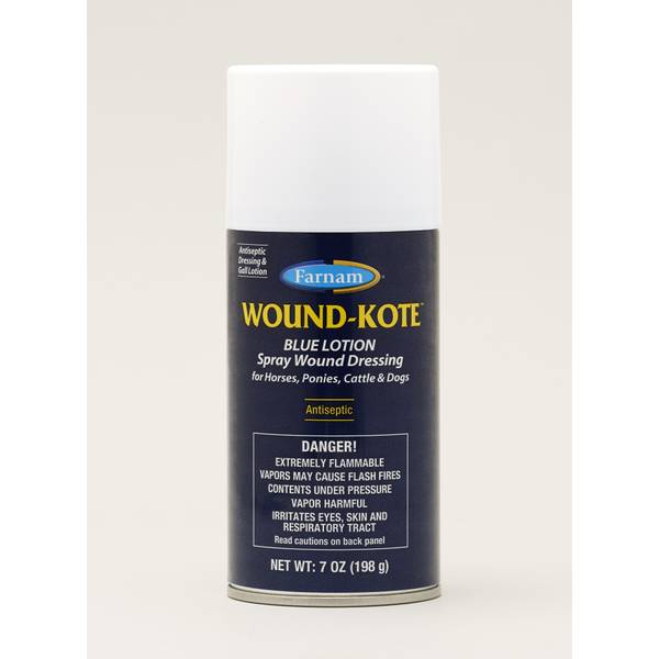 Farnam 7 oz Wound-Kote Blue Lotion Spray - 100550894 | Blain's Farm & Fleet