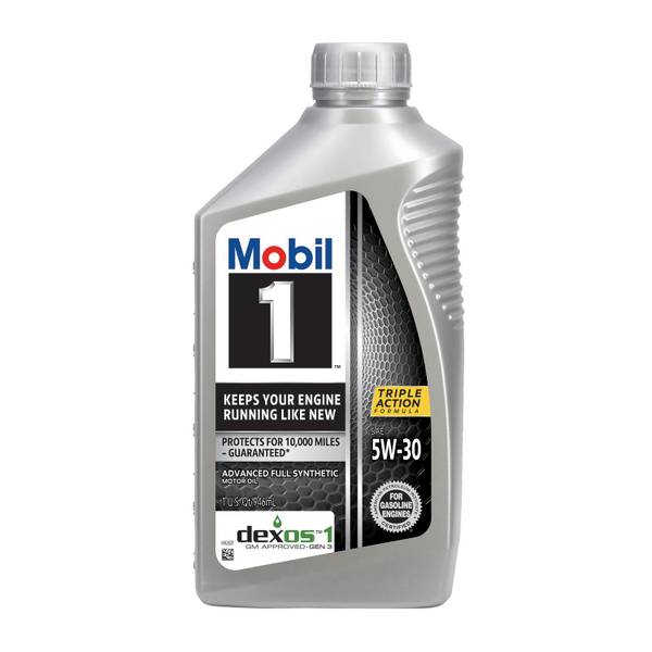 Mobil 1 1 Quart 5W 30 Advanced Full Synthetic Motor Oil 124315