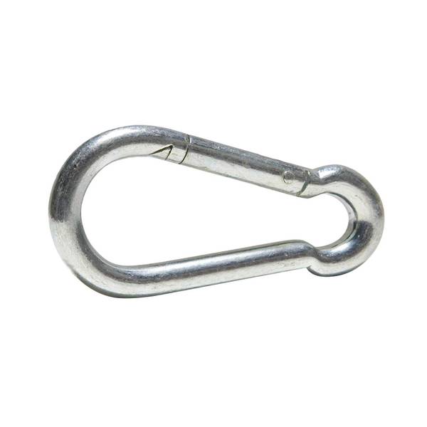 Baron Manufacturing Rigid Round Eye Nickel Spring Snap Link, 5/8 ...