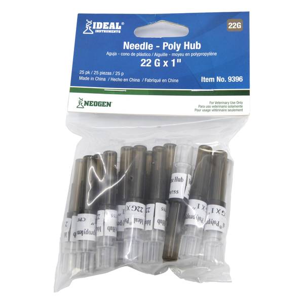 NEOGEN 25-Pack 22G x 1" Disposable Needle - 9396 | Blain's Farm & Fleet
