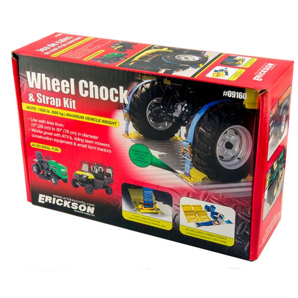 Erickson Manufacturing ATV Wheel Chock & Strap Kit - 09160 | Blain's ...