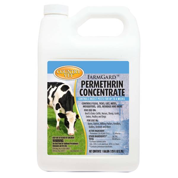 Country Vet 1 Gallon FarmGard 13.3% Permethrin Concentrate - 343962CVA ...