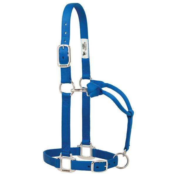 Weaver Leather Original Adjustable Nylon Halter with Chrome Plated ...