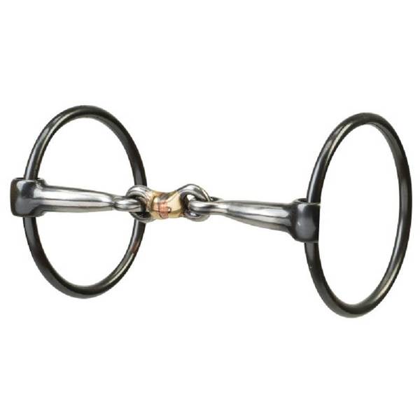 Weaver Leather Ring Snaffle Bit with 5" Sweet Iron Dogbone Mouth - CA ...