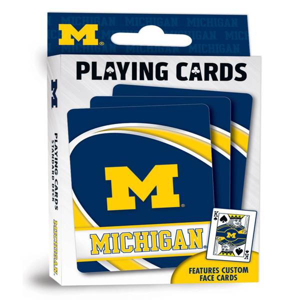 Masterpiece Puzzle Michigan Wolverines Playing Cards - UMI3100 | Blain ...