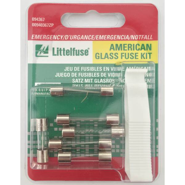 Littelfuse Emergency American Glass Fuse Kit - 00940367ZP | Blain's ...