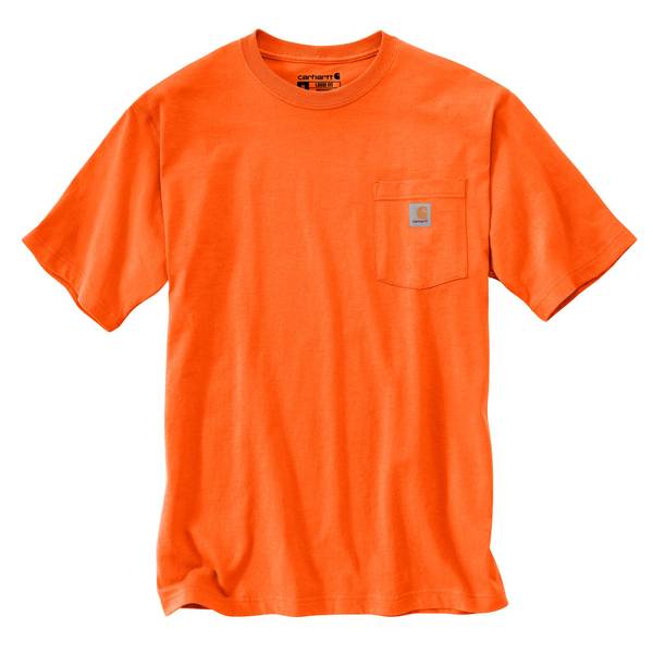 Carhartt Mens K87 Loose Fit Heavyweight Short Sleeve Pocket T Shirt