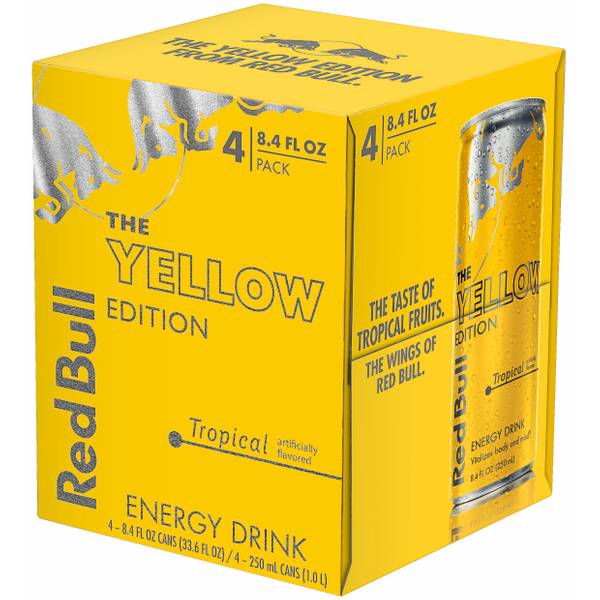 Red Bull 4 Pack 8.4 oz Yellow Edition - RB203755 | Blain's Farm & Fleet
