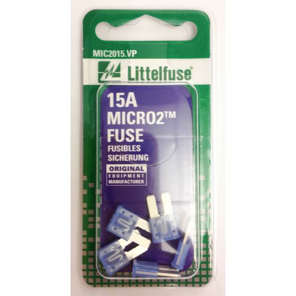 Littelfuse 5 Piece 15A Micro2 Fuse - MIC2015.VP | Blain's Farm & Fleet