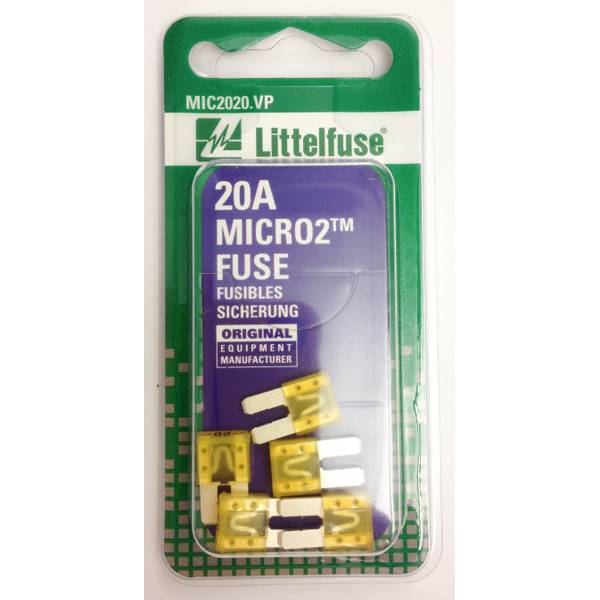 Littelfuse 5 Piece 20A Micro2 Fuse - MIC2020.VP | Blain's Farm & Fleet