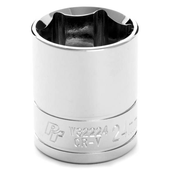 Performance Tool 1/2" Drive 24mm 6 Point Socket - W32224 | Blain's Farm ...