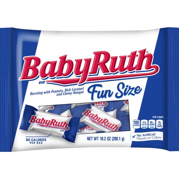 Baby Ruth 10.2 oz Fun Size Bag - 532490 | Blain's Farm & Fleet