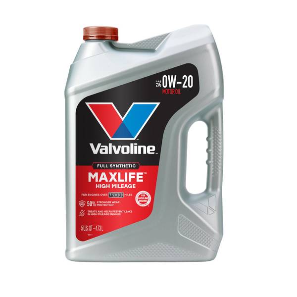 Valvoline 5 Quart Full Synthetic High Mileage With MaxLife Technology