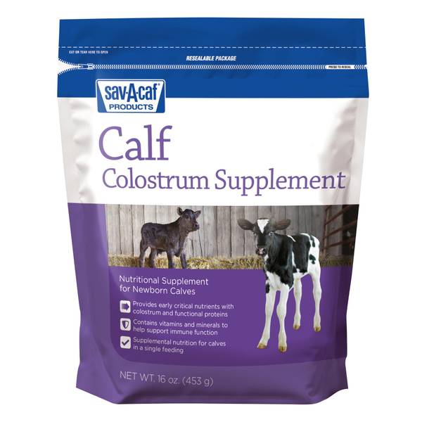 Sav-A-Caf 16 oz Calf Colostrum Supplement - 01-7514-0210 | Blain's Farm ...