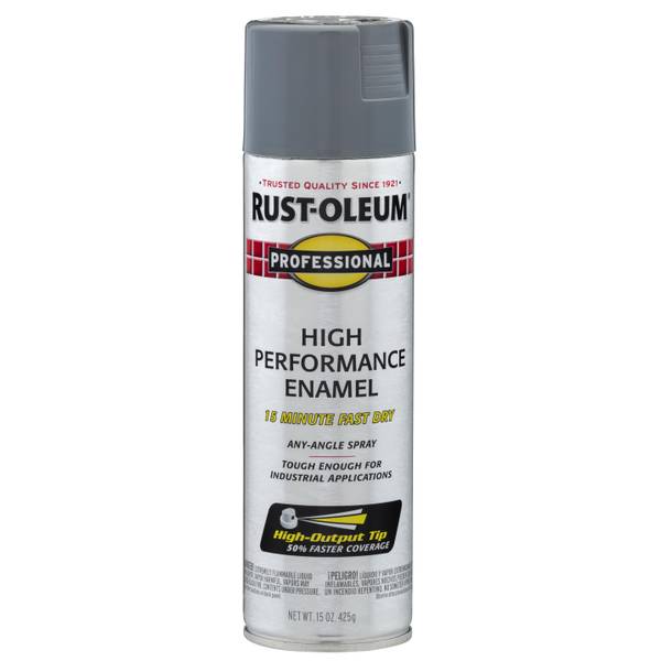 Rust-Oleum 15 oz Professional High Performance Gloss Dark Machine Gray ...