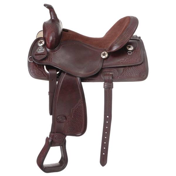 Tough-1 Trail and All Around Saddle, Dark Oil, 15" - KS1005-32-15 ...
