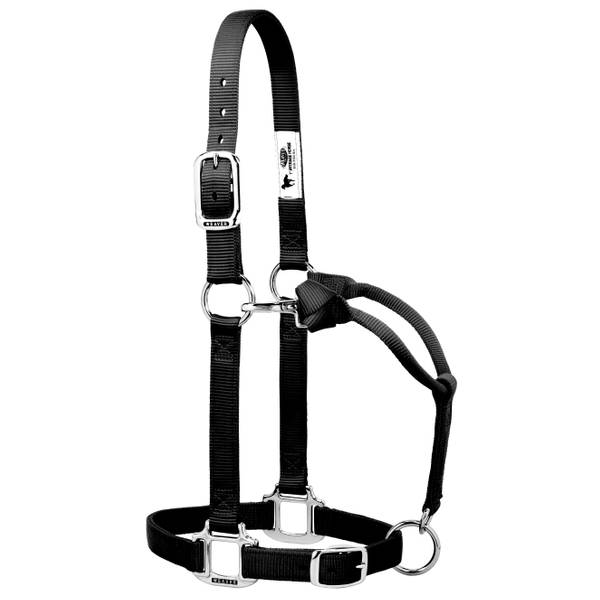 Weaver Leather Black Original Adjustable Nylon Halter - 35-7374-BK ...