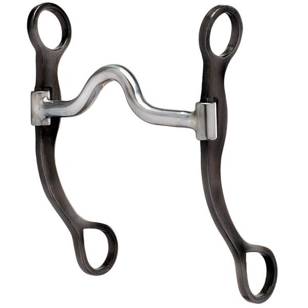 Weaver Leather 5" Sweet Iron Medium Port Mouth with Copper Inlay ...