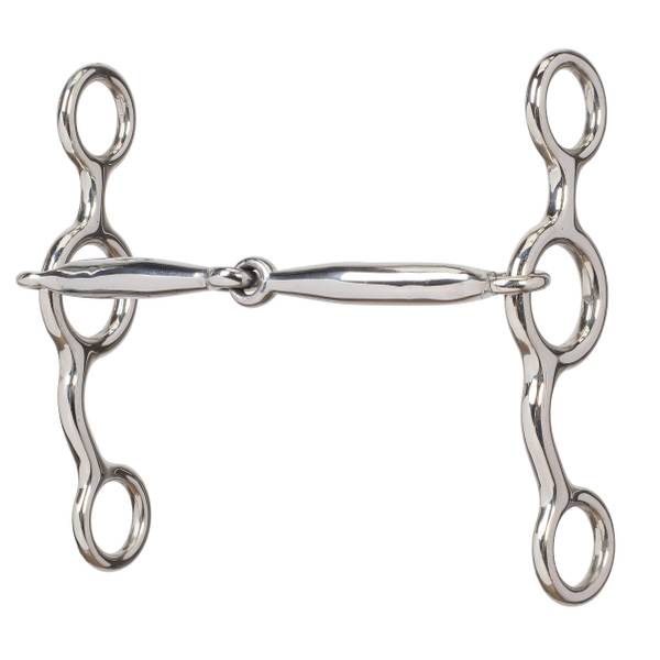 Weaver Leather All Purpose Bit with 5" Sweet Iron Smooth Snaffle Mouth ...