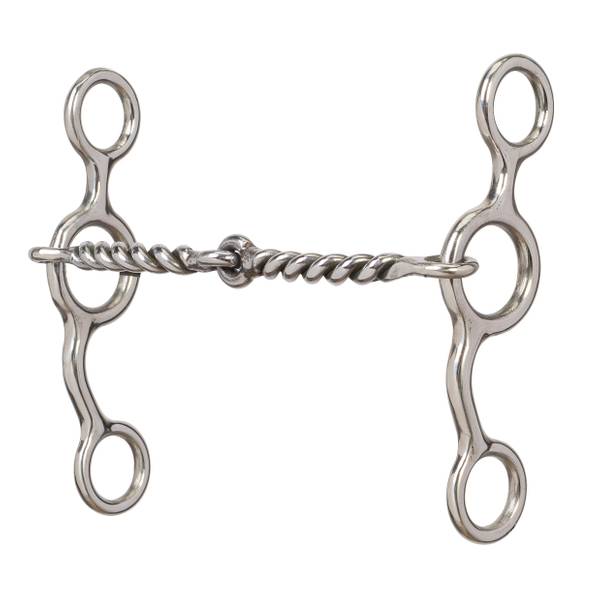 Weaver Leather All Purpose Bit with 5" Sweet Iron Twisted Wire Snaffle ...