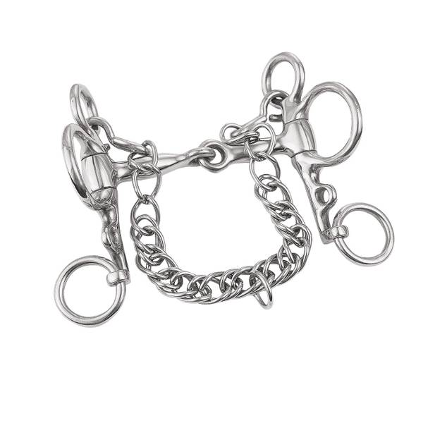 Weaver Leather Miniature Pelham Bit, 3-1/2" Snaffle Mouth - 25-5604 ...