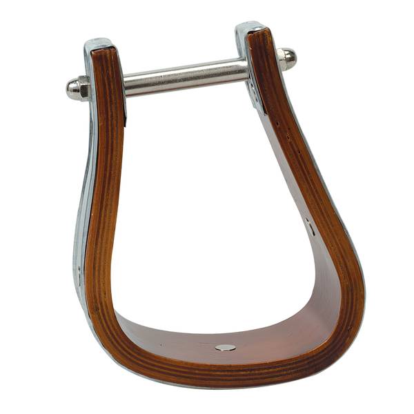 Weaver Leather Sloped Wooden Stirrups with Galvanized Bindings - 30 ...