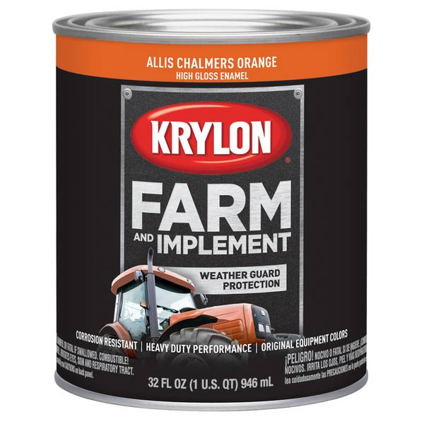 Krylon 1 Quart Allis Chalmers Orange High Gloss Farm and Implement ...