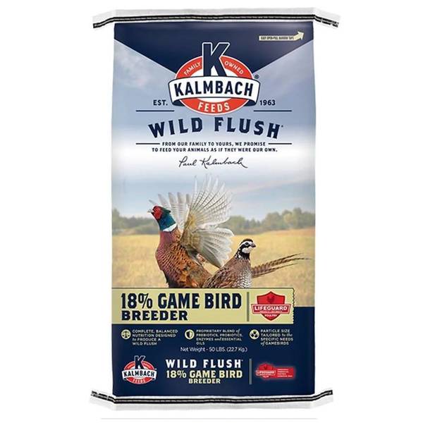 Kalmbach Feeds 50 lb 18% Game Bird Breeder - 759 | Blain's Farm & Fleet