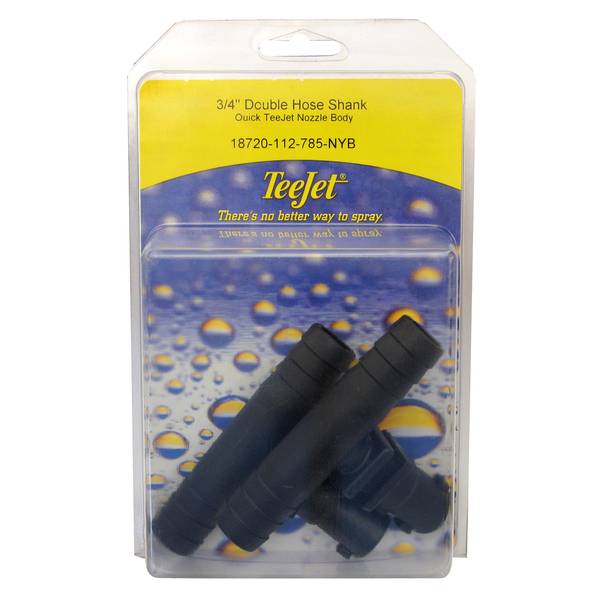 TeeJet 2-Pack 3/4" Double Hose Shank Nozzle Body - 7771948 | Blain's ...