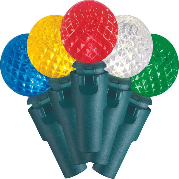 Sylvania 20 Light Battery Operated Multi-Colored LED G15 Light Set ...