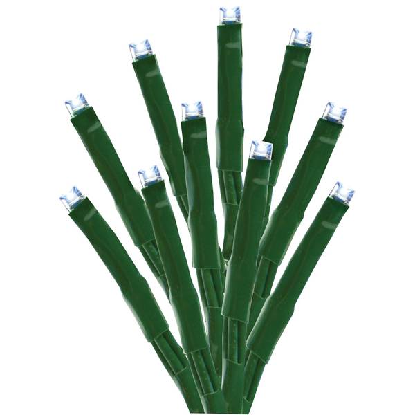 Holiday Bright Lights LED 100 Light Starry Pure White Light Set ...