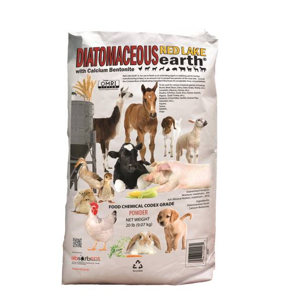 Red Lake Earth 20 lb Diatomaceous Earth Powder - 045-008-03 | Blain's ...