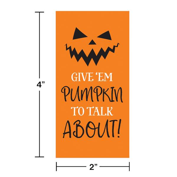 Creative Converting Swankie Pumpkin To Talk About - 346166 | Blain's ...