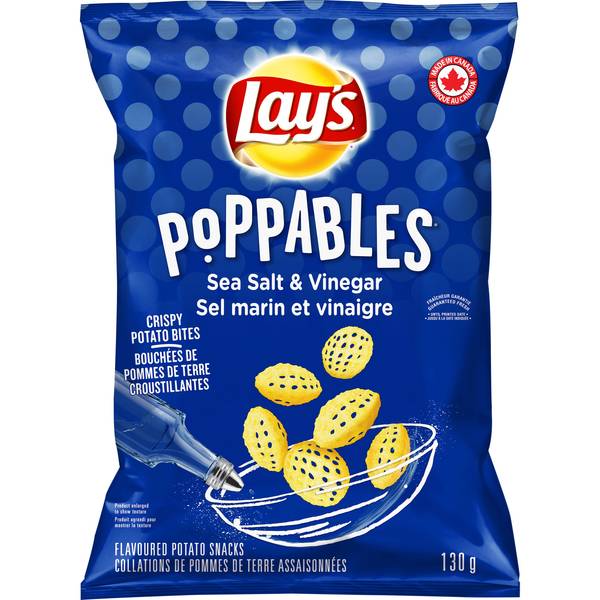 Lay's 8 oz Poppables Salt and Vinegar - 30695 | Blain's Farm & Fleet