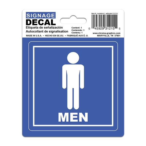 Chroma-Graphic Men Only Decal - 031215 | Blain's Farm & Fleet