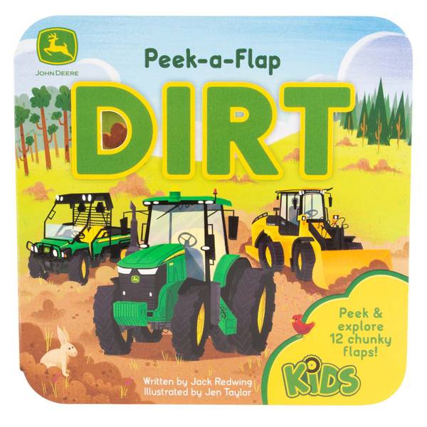 John Deere Book Peek-a-Flap Dirt Book - 1005230 | Blain's Farm & Fleet