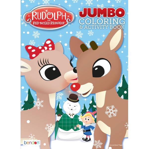 Bendon Rudolph Jumbo Coloring Activity Book - 47267 | Blain's Farm & Fleet