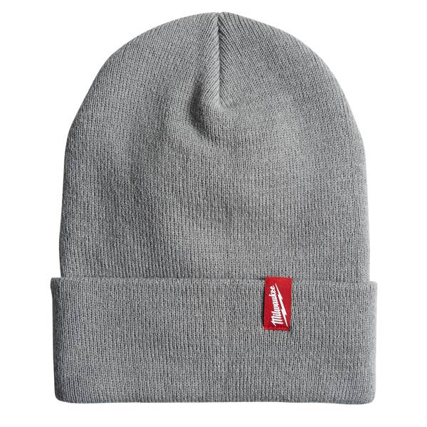 Milwaukee Acrylic Cuffed Beanie, Gray, OS - 506G | Blain's Farm & Fleet