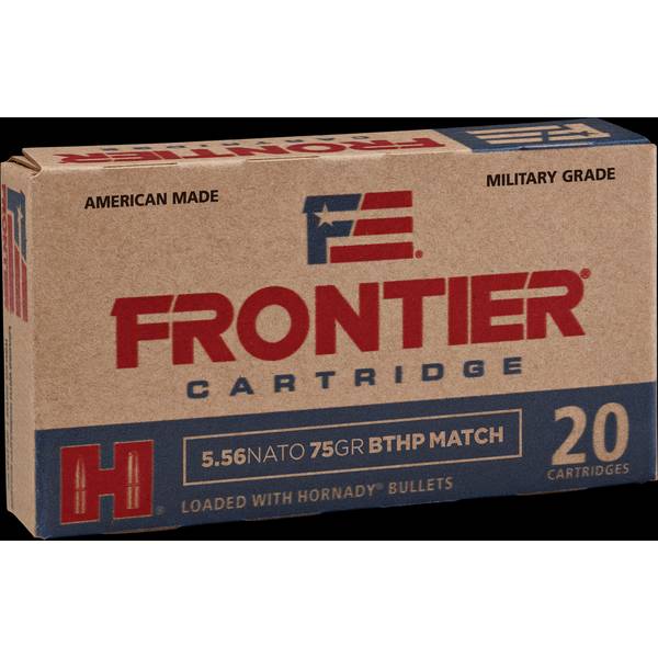 Hornady Frontier 5.56 NATO 75 GR BTHP Ammo - FR320 | Blain's Farm & Fleet