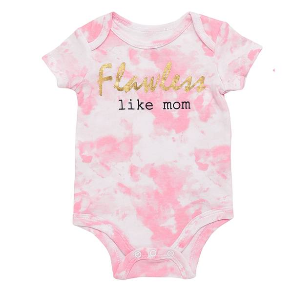 HJ RASHTI & CO Infant Girl's Flawless Like Mom Bodysuit, Pink, 6M ...
