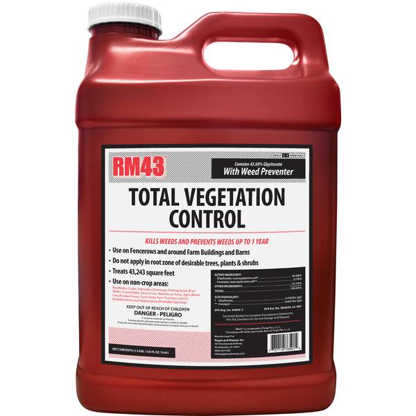 RM43 2.5-Gallon Total Vegetation Control, Glyphosate + Imazapyr - 76501 ...
