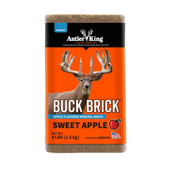 Antler King 4 lb Sweet Apple Buck Brick - AKBRAP4 | Blain's Farm & Fleet