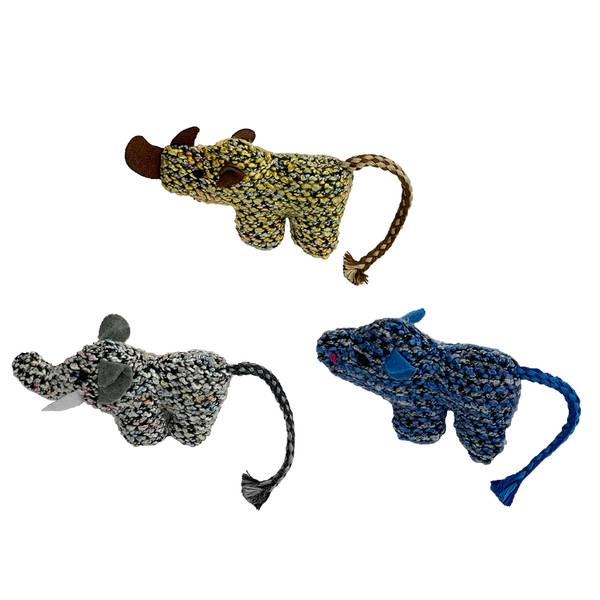 Multipet International 7" Berber Animals Cat Toy Assortment - 20277 ...