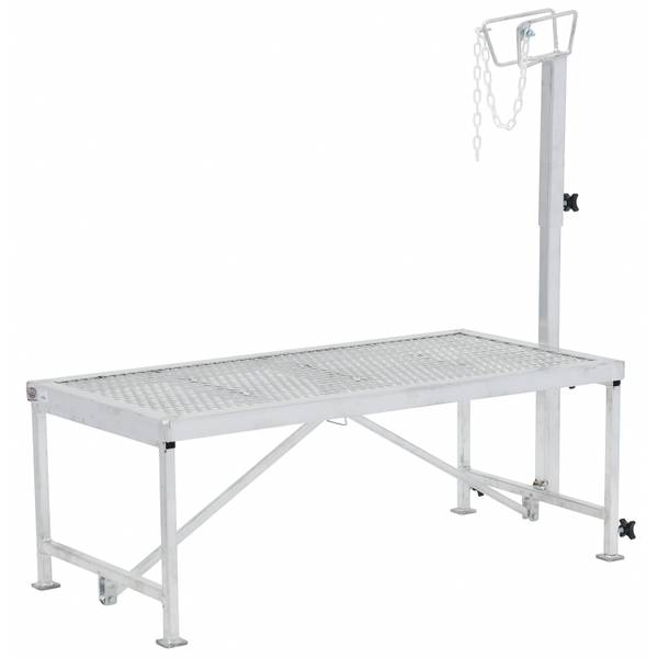 Weaver Livestock Aluminum Trimming Stand with Adjustable Headpiece ...