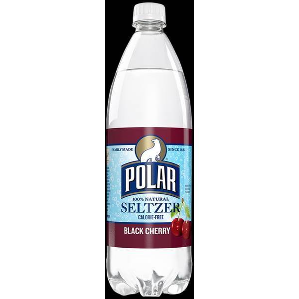 Polar Seltzer 1L Black Cherry Water - 10138391 | Blain's Farm & Fleet