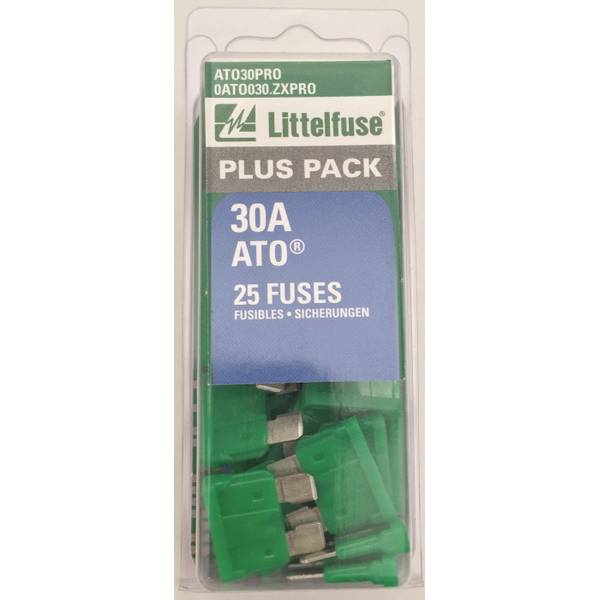 Littelfuse 25-Pack 30A ATO Fuse - 0ATO030.ZXPRO | Blain's Farm & Fleet