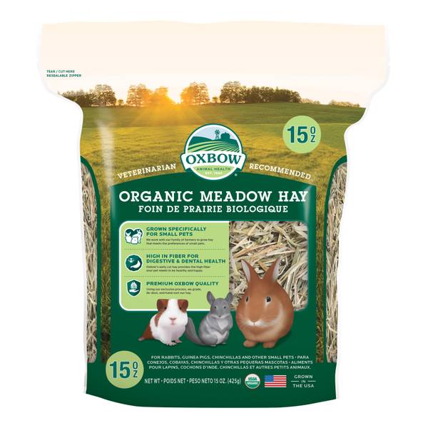 Oxbow 15 oz Organic Meadow Hay - OXB71040 | Blain's Farm & Fleet