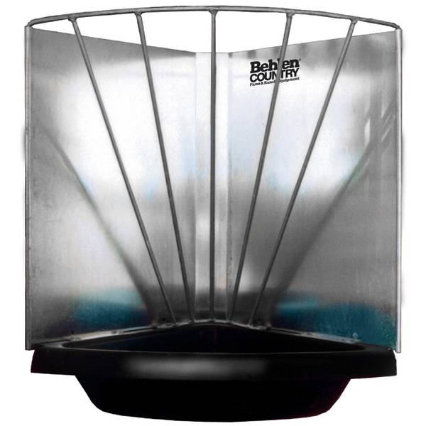 Behlen Country Galvanized Corner Feeder - 76110128 | Blain's Farm & Fleet
