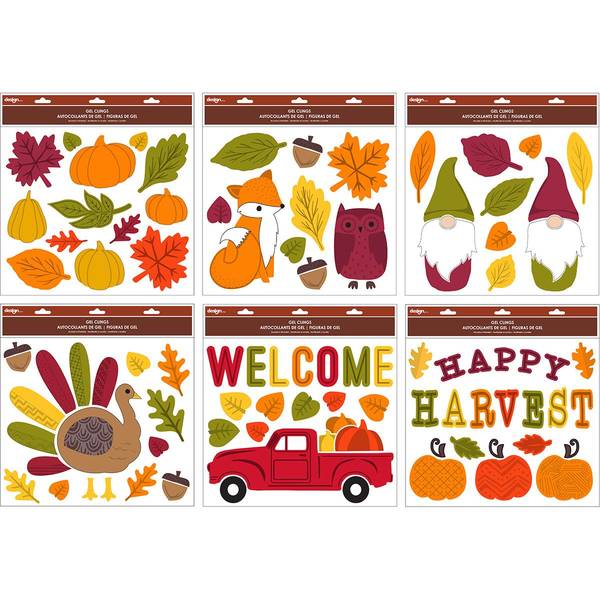 IG Design Group Harvest Gel Cling Assortment - IG128268 | Blain's Farm ...